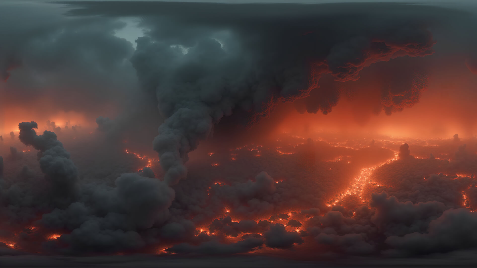 HDRI Burning Skies Skyboxes - HDR Image by Johny1981