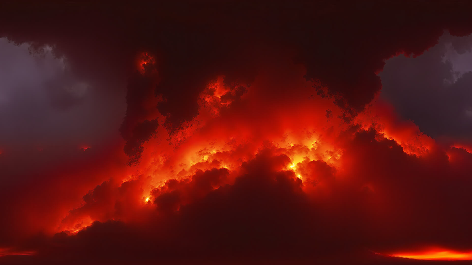 HDRI Burning Skies Skyboxes - HDR Image by Johny1981