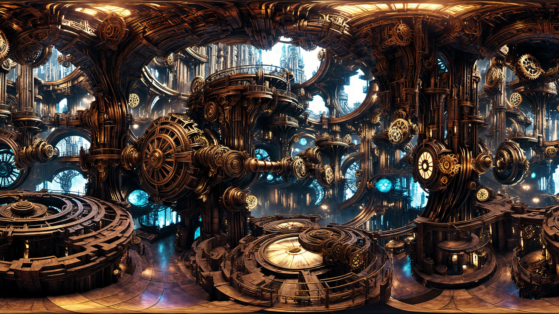 HDRI Cyberpunk Indoor Panoramas - HDR Image by Johny1981