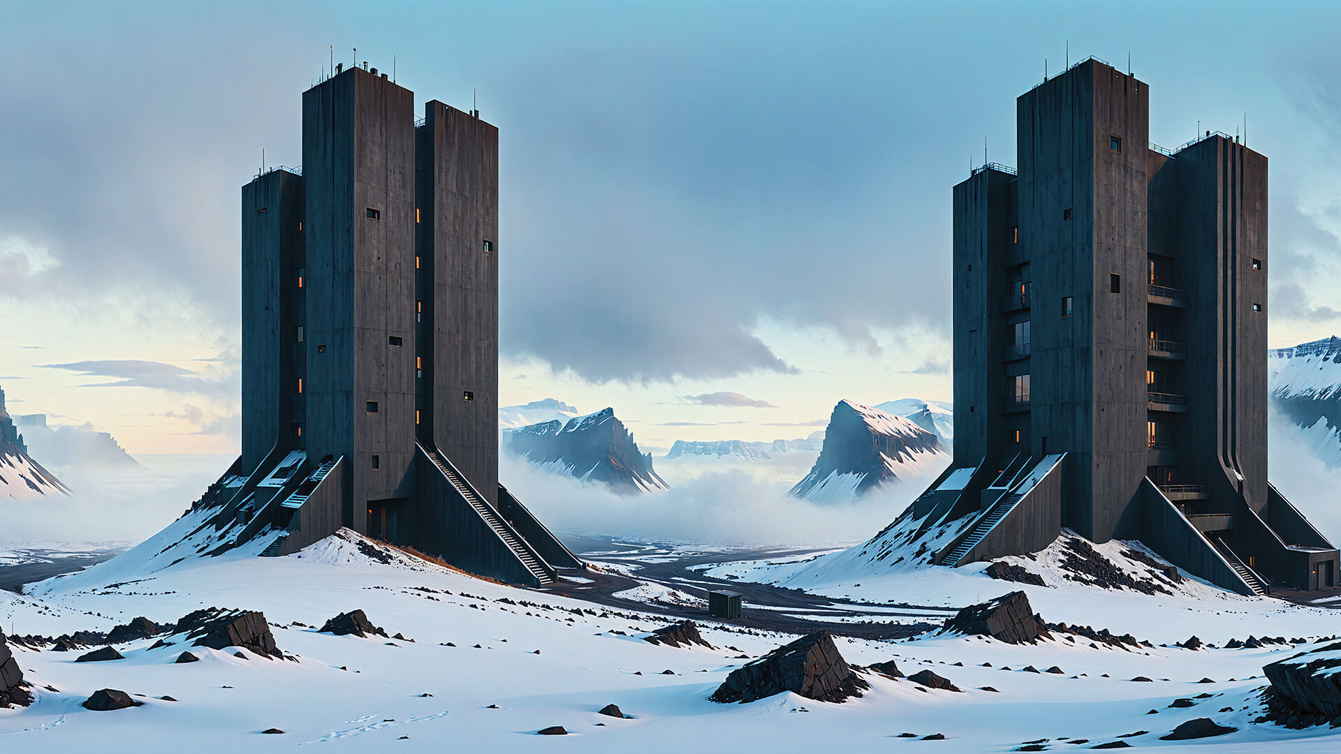 HDRI Dystopian Futuristic Wasteland Panoramas - HDR Image by Johny1981