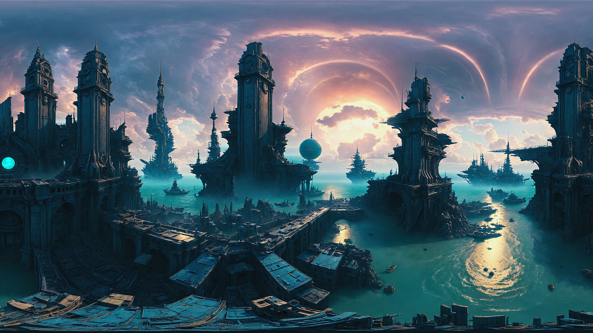 HDRI Dystopian Futuristic Wasteland Panoramas - HDR Image by Johny1981