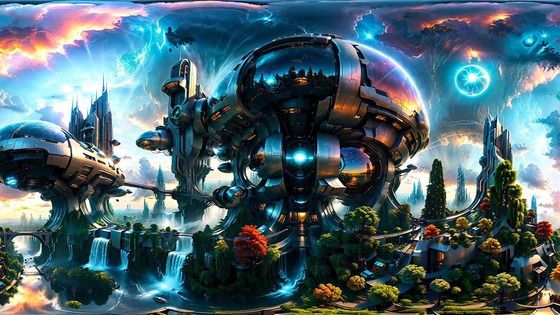 HDRI Futuristic City Panoramas - HDR Image by Johny1981