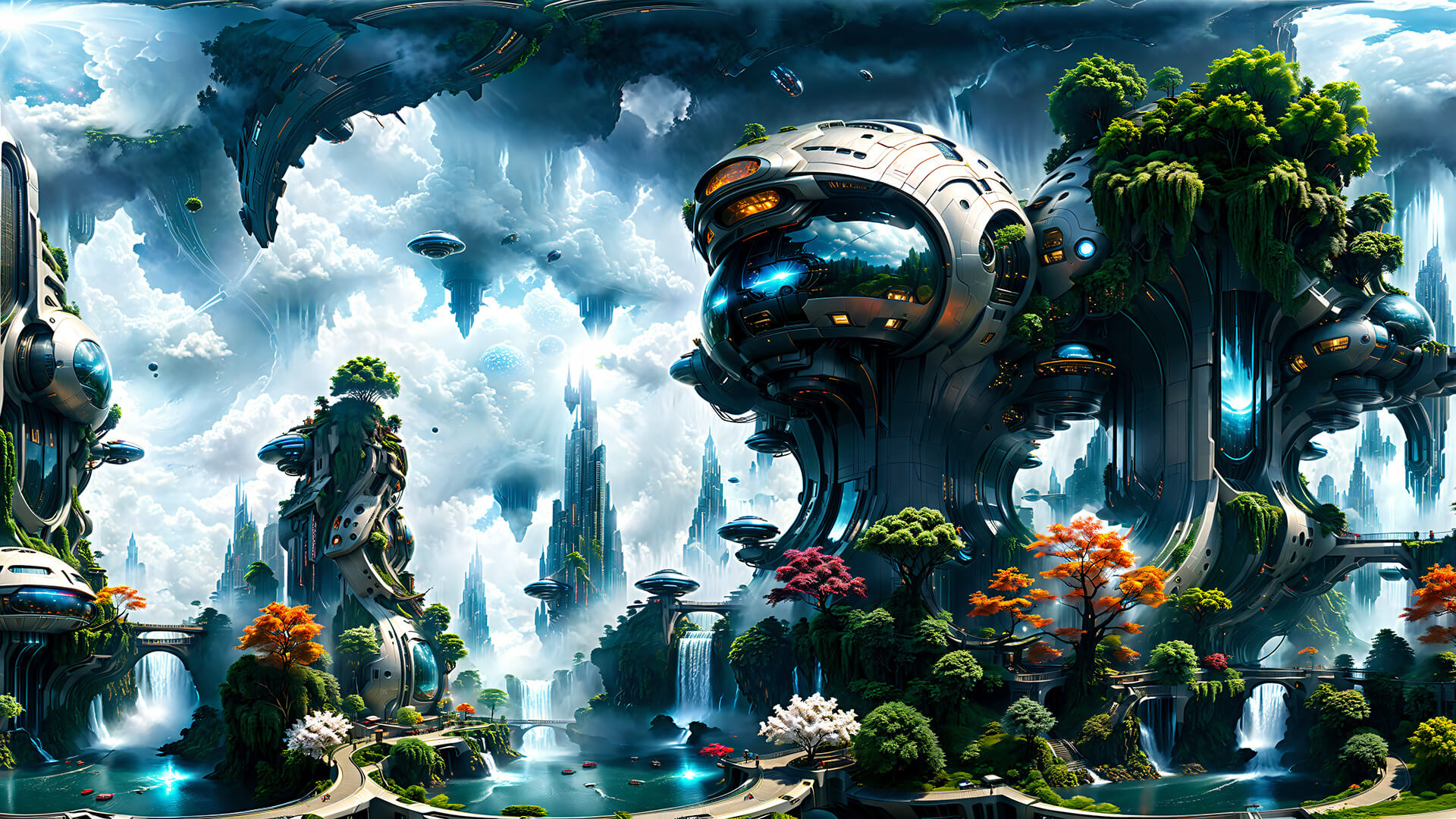 HDRI Futuristic City Panoramas - HDR Image by Johny1981
