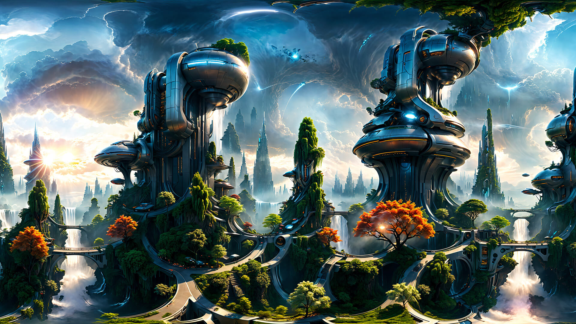 HDRI Futuristic City Panoramas - HDR Image by Johny1981