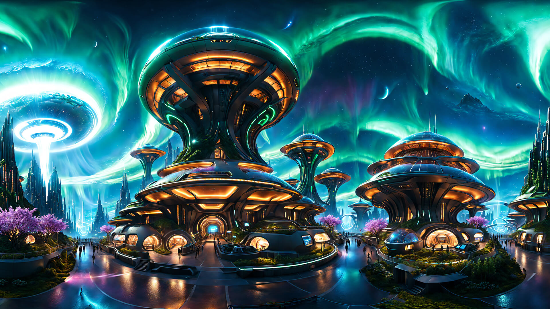 HDRI Futuristic City Panoramas - HDR Image by Johny1981