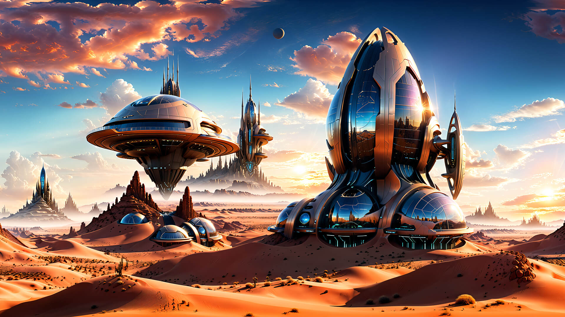 HDRI Futuristic City Panoramas - HDR Image by Johny1981