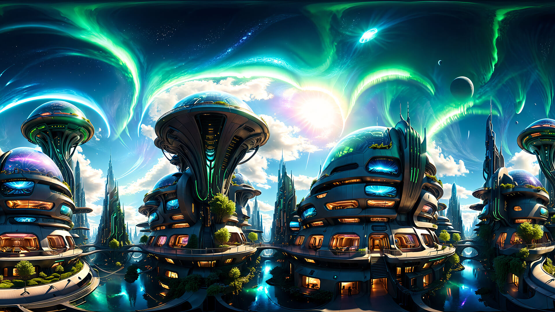 HDRI Futuristic City Panoramas - HDR Image by Johny1981