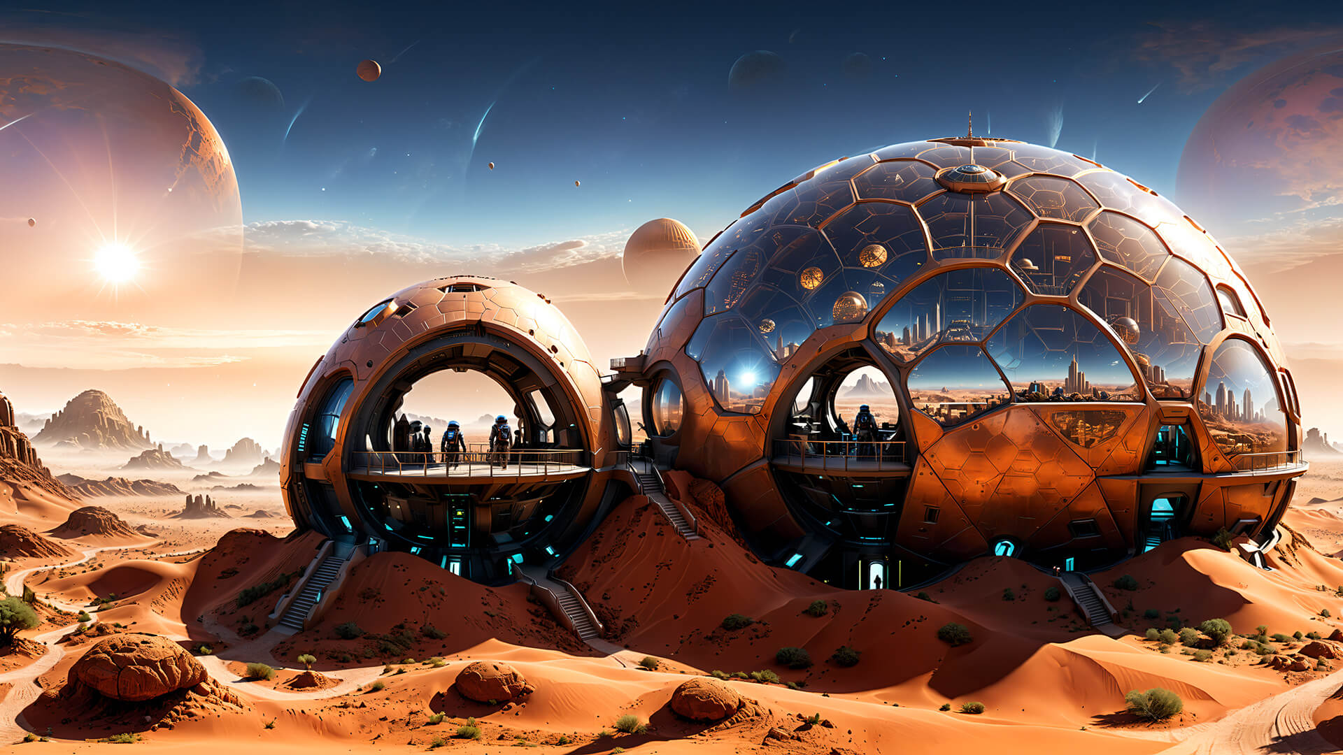 HDRI Futuristic City Panoramas - HDR Image by Johny1981