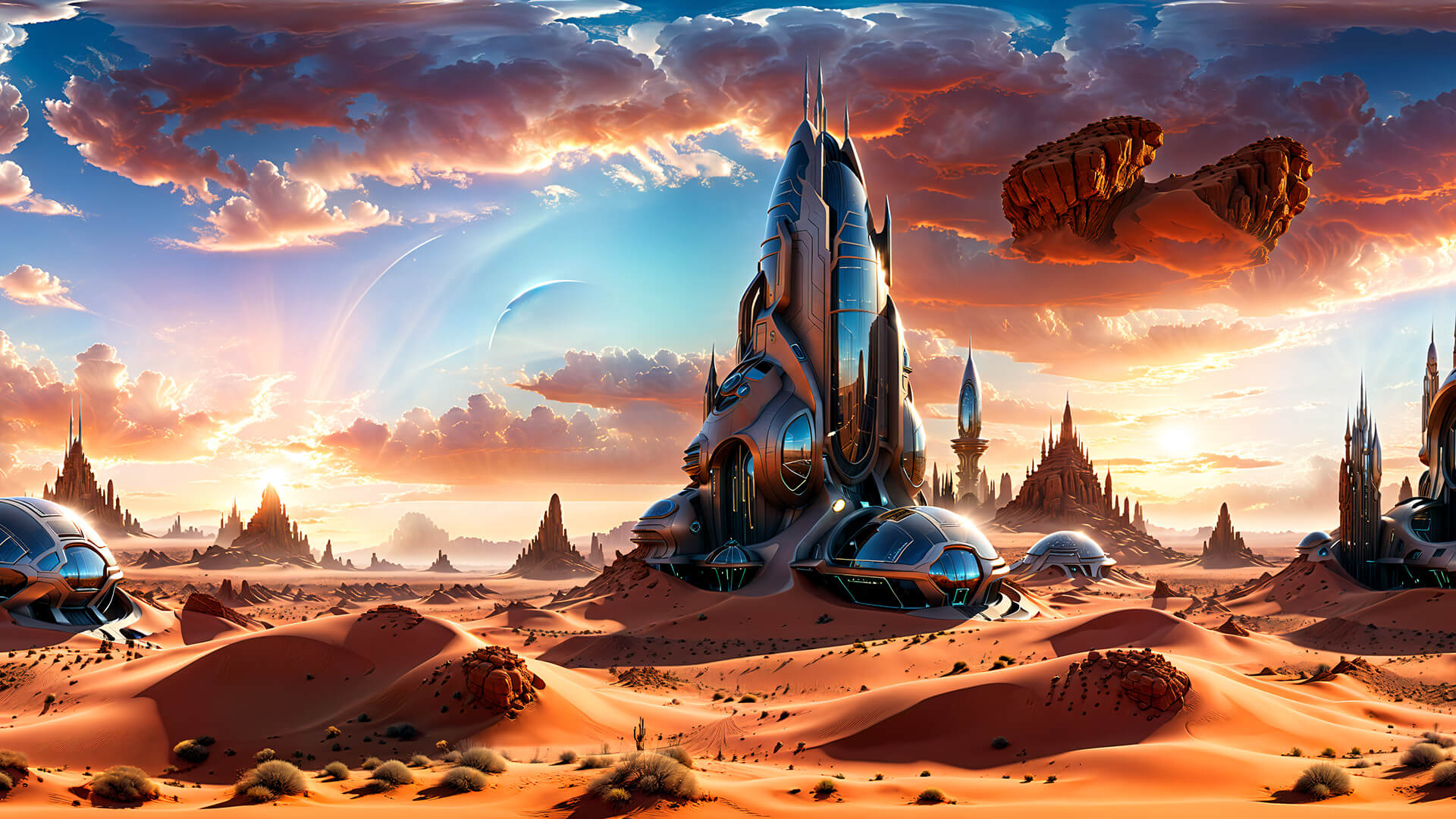 HDRI Futuristic City Panoramas - HDR Image by Johny1981
