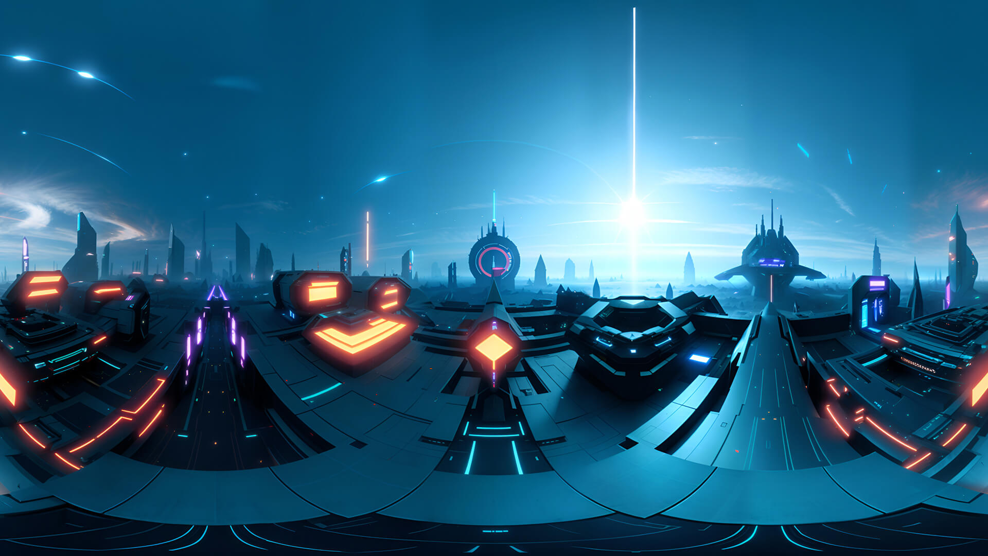 HDRI Futuristic Environments Panoramas - HDR Image by Johny1981