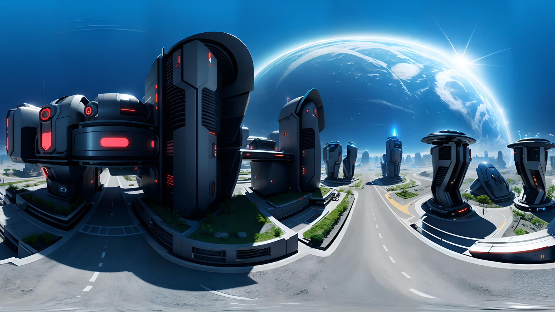 HDRI Futuristic Environments Panoramas - HDR Image by Johny1981