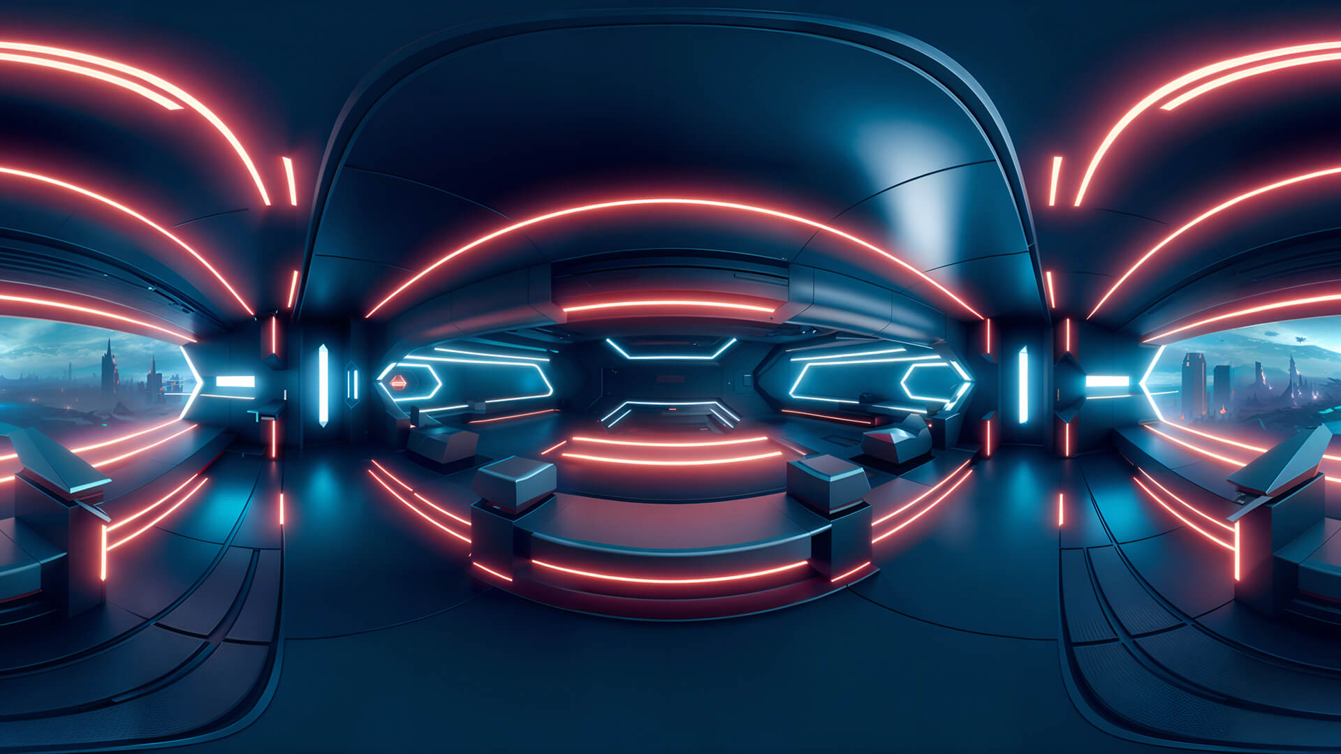 HDRI Futuristic Environments Panoramas - HDR Image by Johny1981