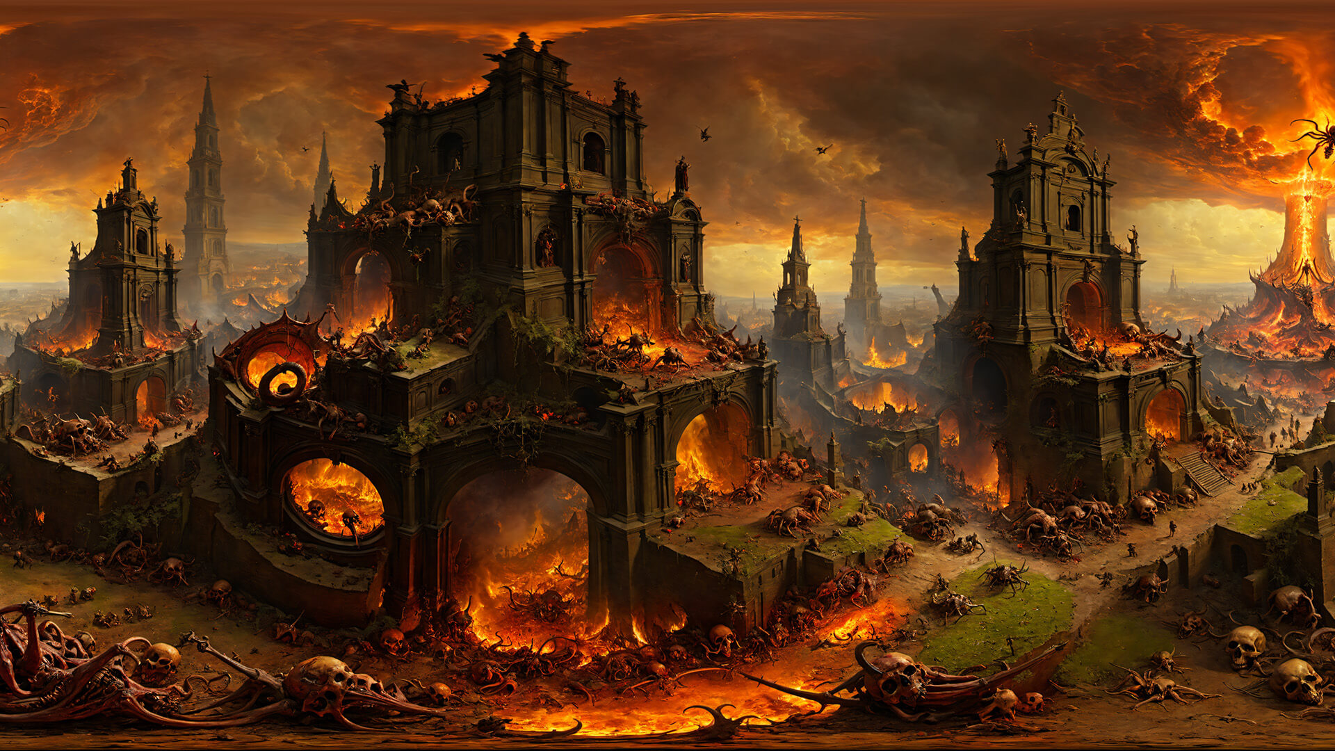 HDRI Hellscapes Panoramas - HDR Image by Johny1981