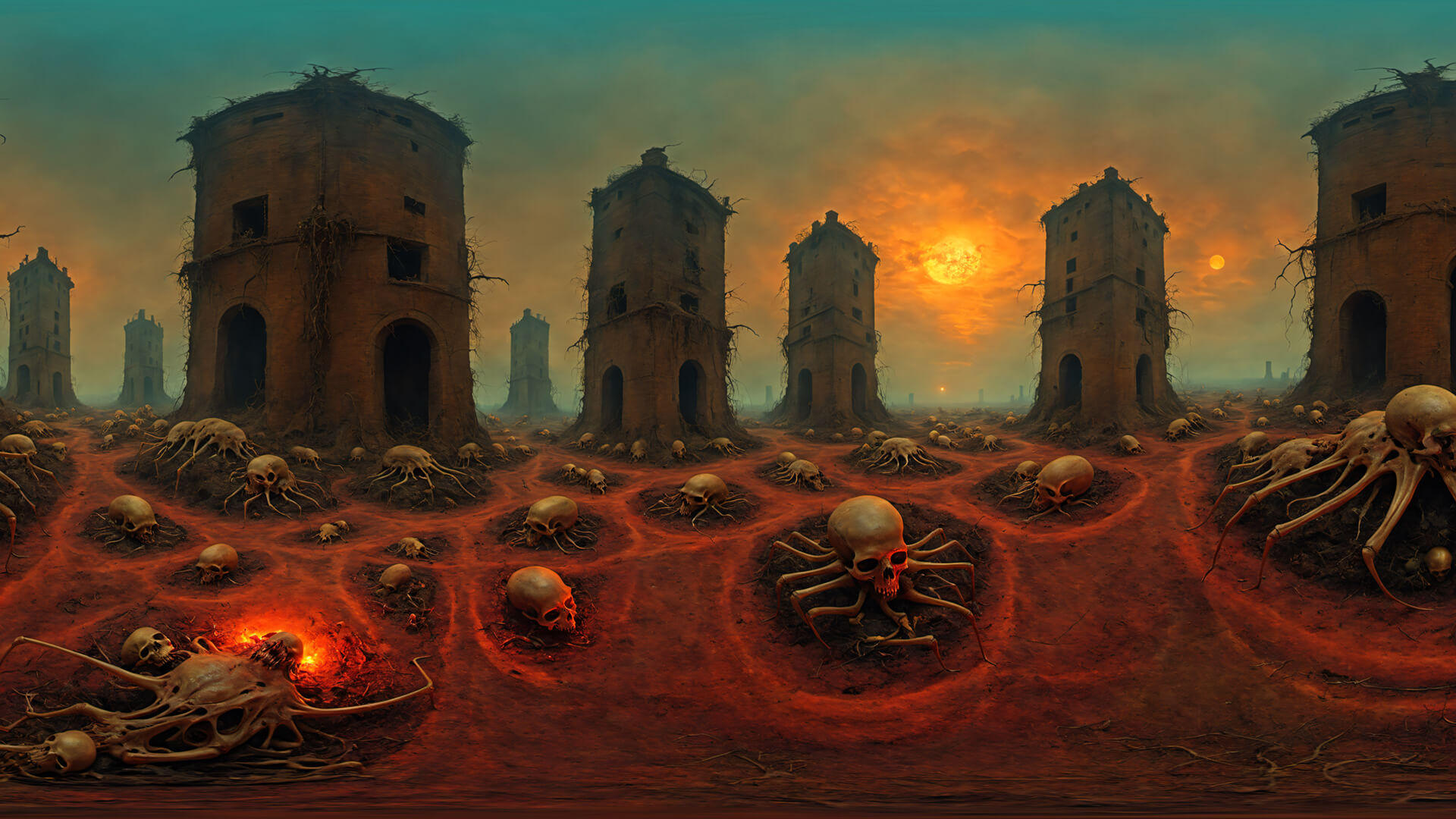 HDRI Hellscapes Panoramas - HDR Image by Johny1981