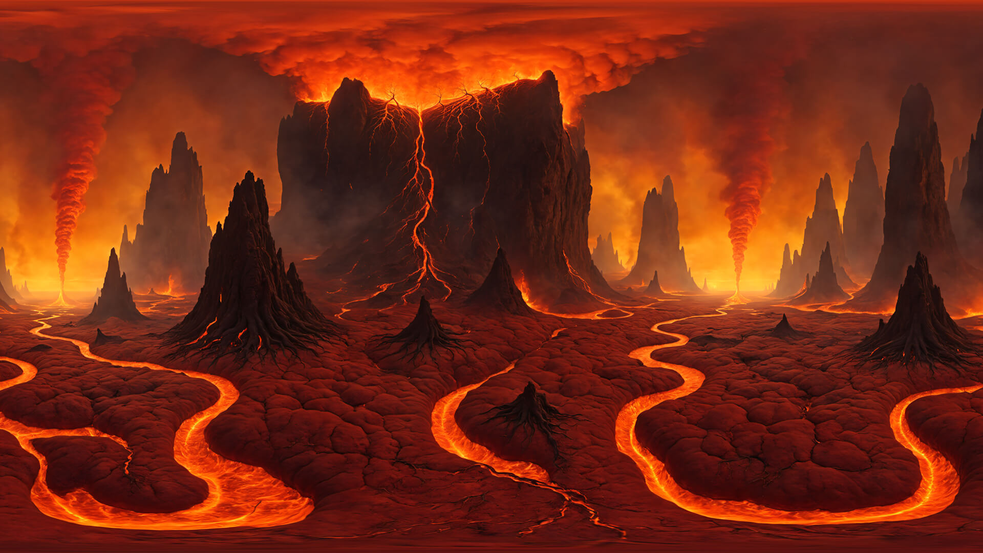 HDRI Hellscapes Panoramas - HDR Image by Johny1981