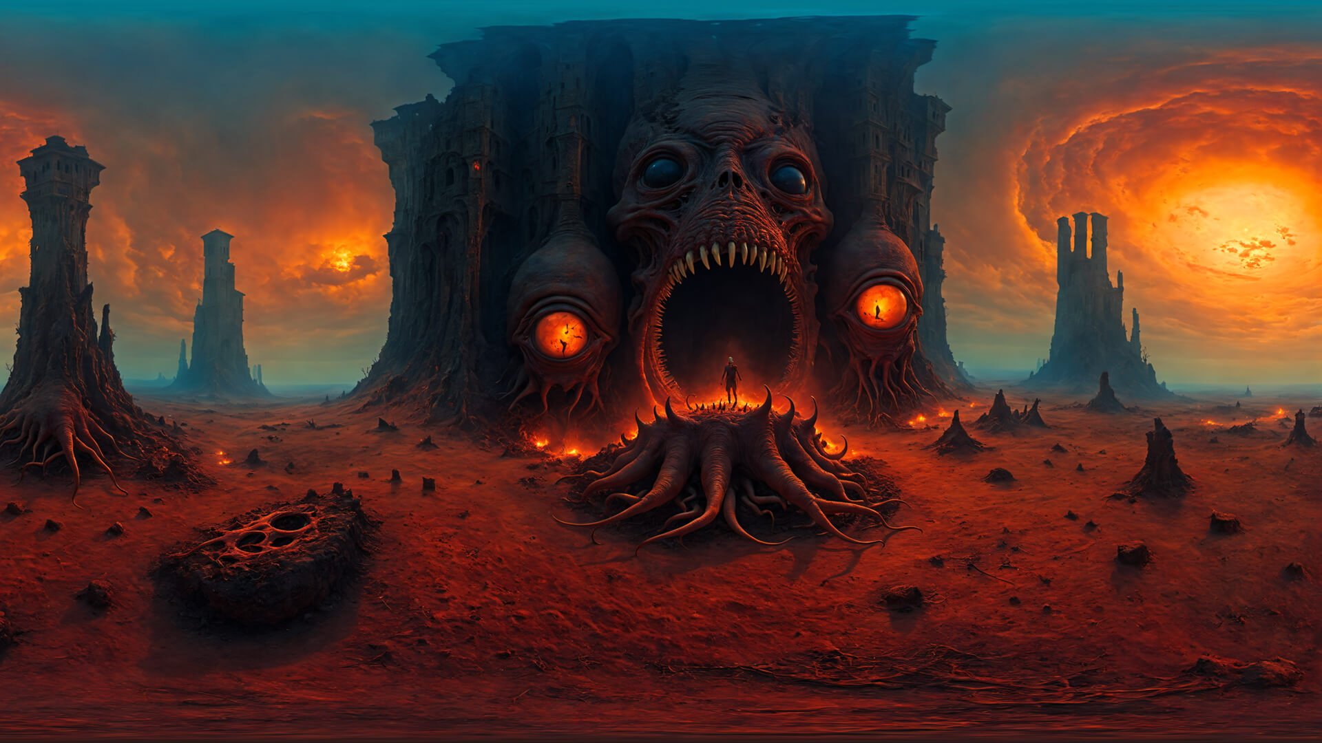 HDRI Hellscapes Panoramas - HDR Image by Johny1981