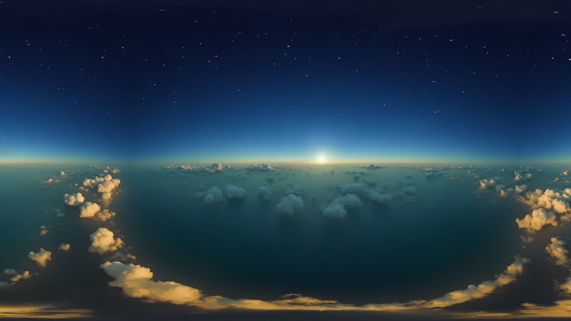 HDRI Night Above The Clouds Skyboxes - HDR Image by Johny1981