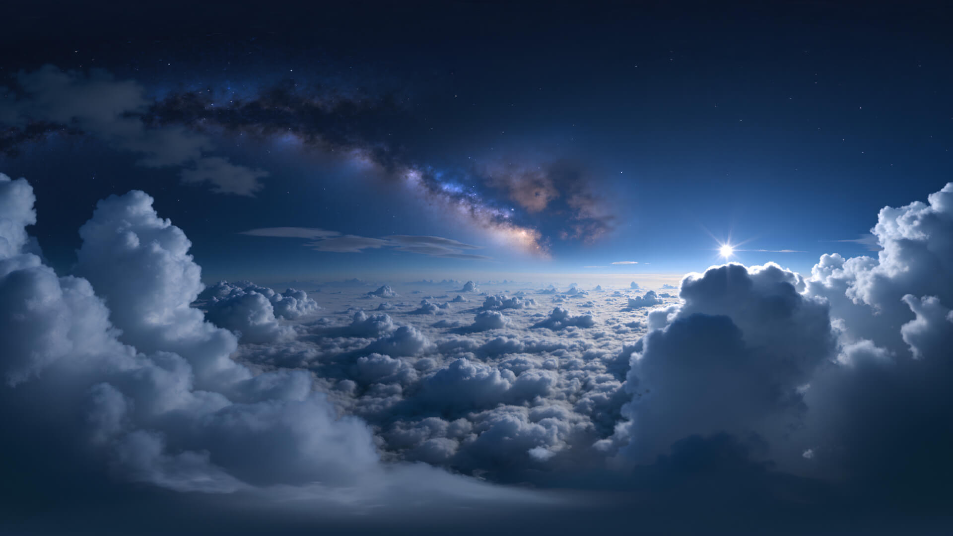 HDRI Night Above The Clouds Skyboxes - HDR Image by Johny1981