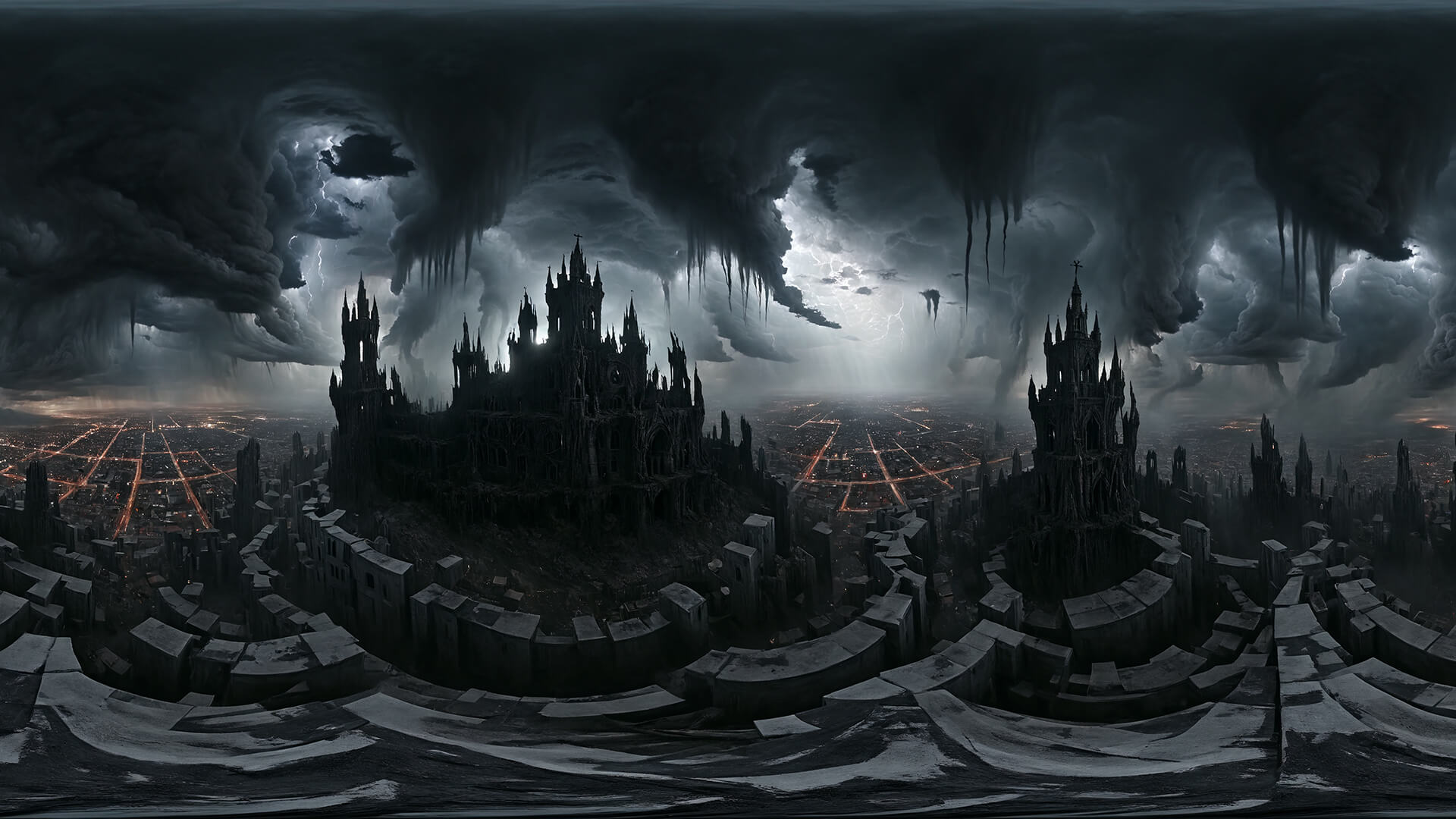 HDRI Sinister Nightscape Skyboxes - HDR Image by Johny1981