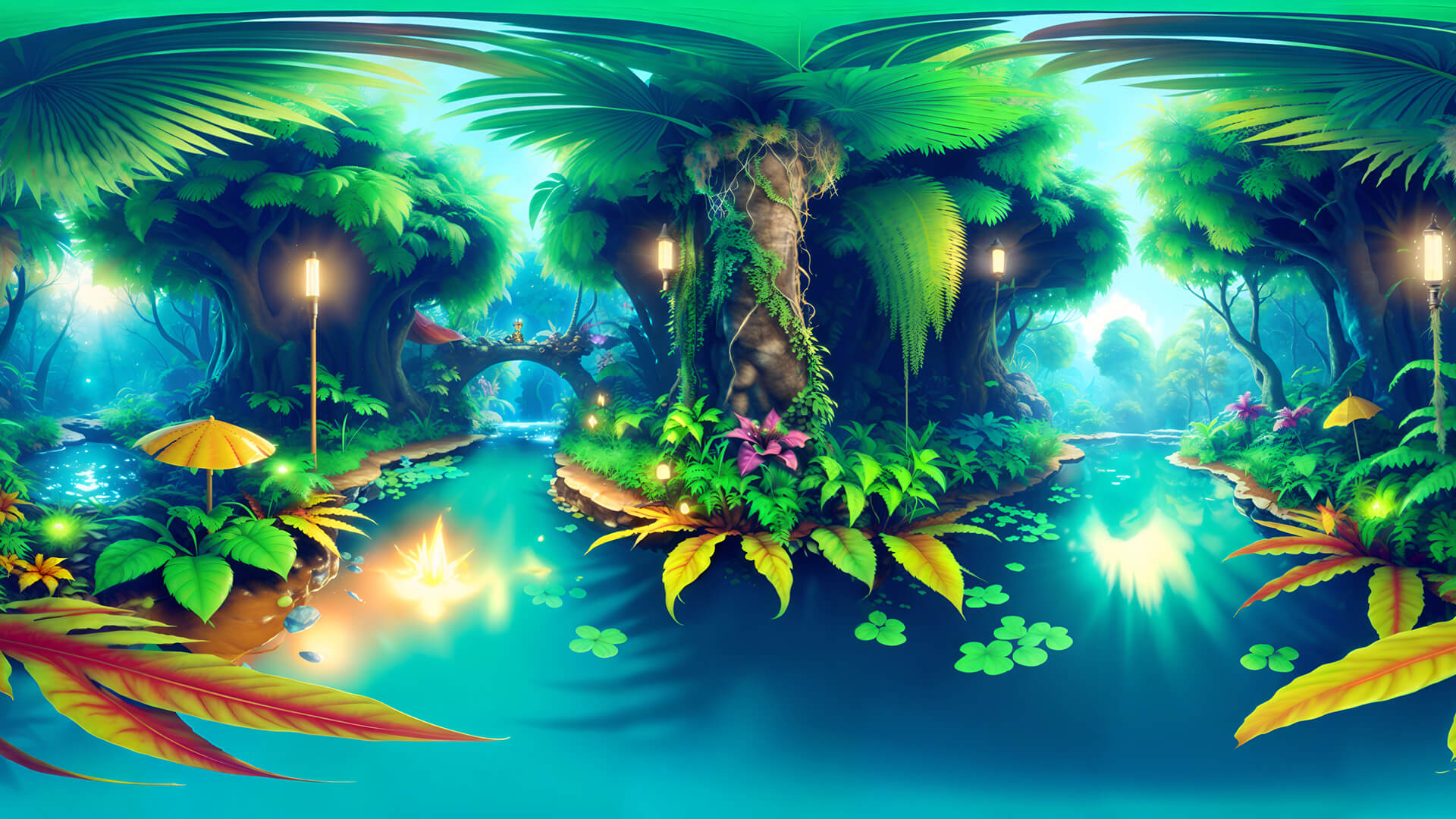 HDRI Tropical Forest Panoramas - HDR Image by Johny1981