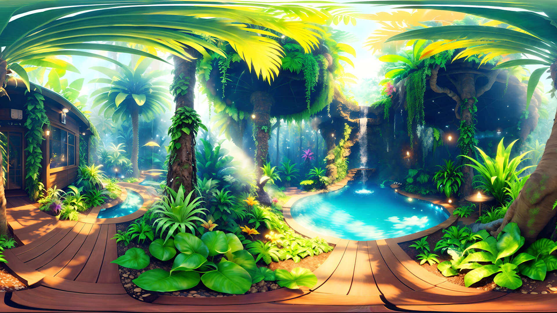 HDRI Tropical Forest Panoramas - HDR Image by Johny1981