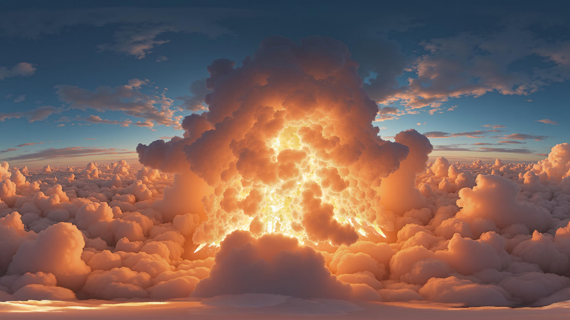 HDRI V2 Burning Skies Skyboxes - HDR Image by Johny1981