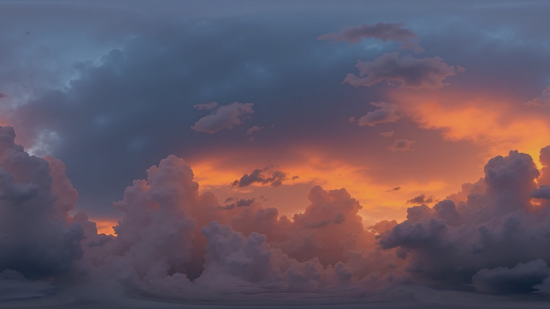 HDRI V2 Burning Skies Skyboxes - HDR Image by Johny1981