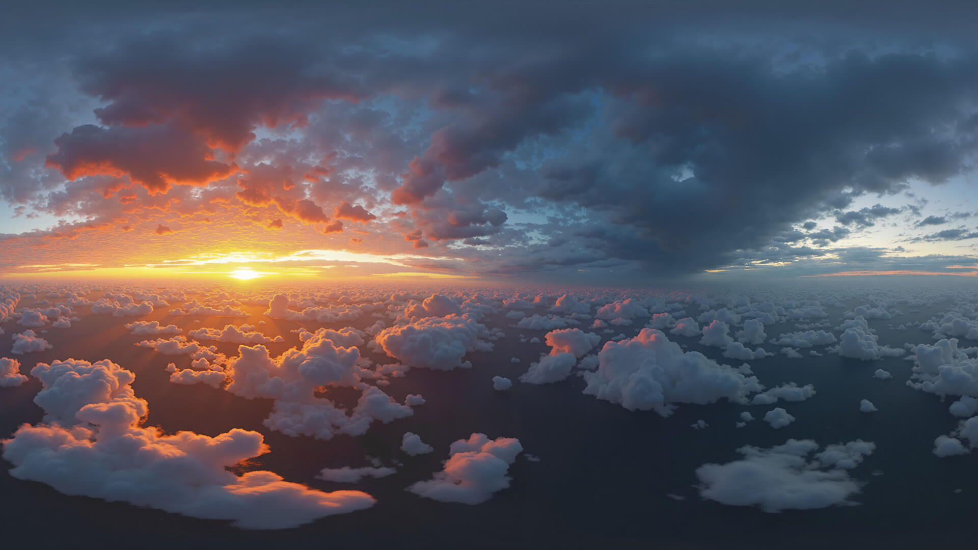HDRI V2 Burning Skies Skyboxes - HDR Image by Johny1981