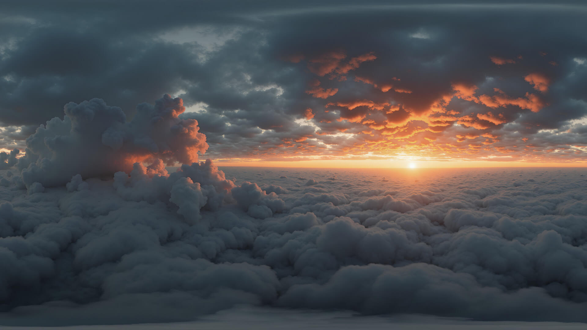 HDRI V2 Burning Skies Skyboxes - HDR Image by Johny1981