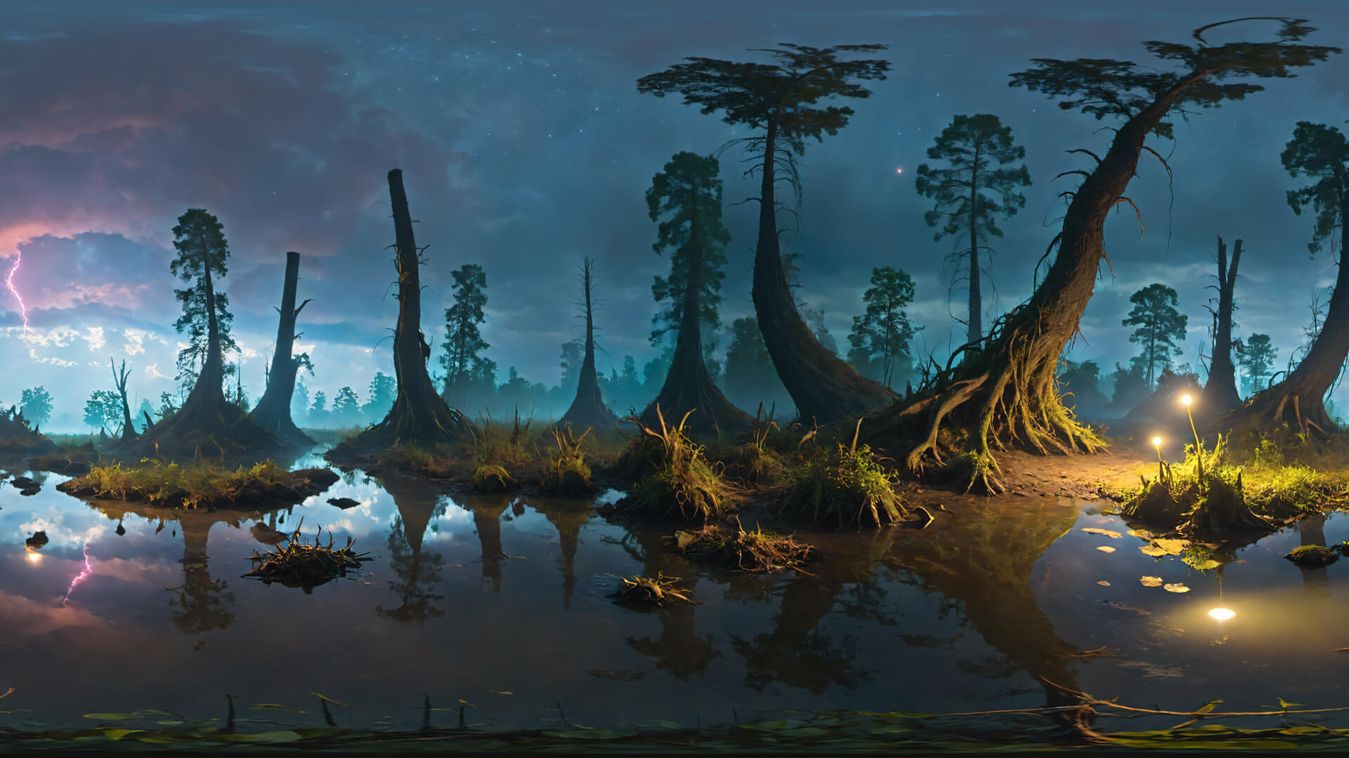 HDRI Wetlands and Swamps - HDR Image by Johny1981