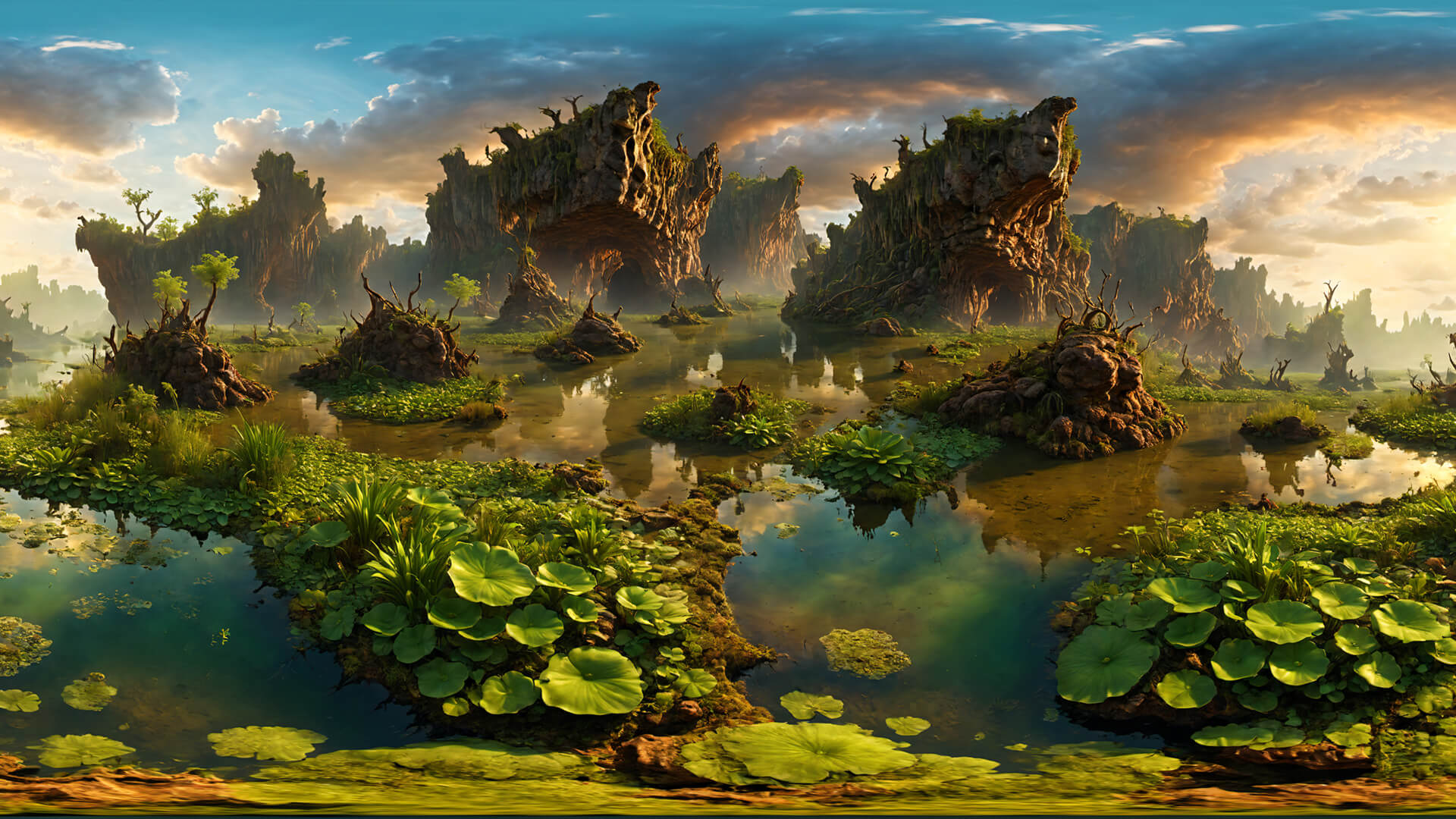 HDRI Wetlands and Swamps - HDR Image by Johny1981