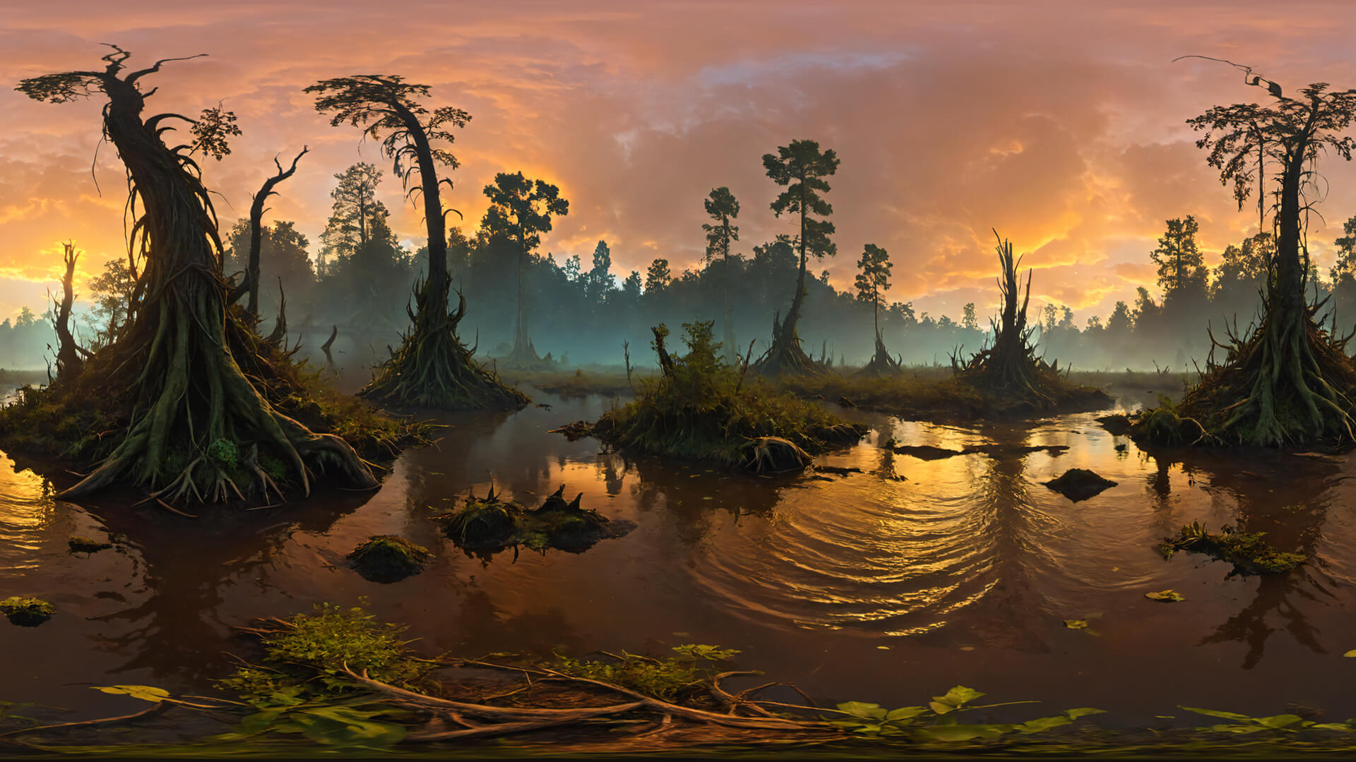 HDRI Wetlands and Swamps - HDR Image by Johny1981