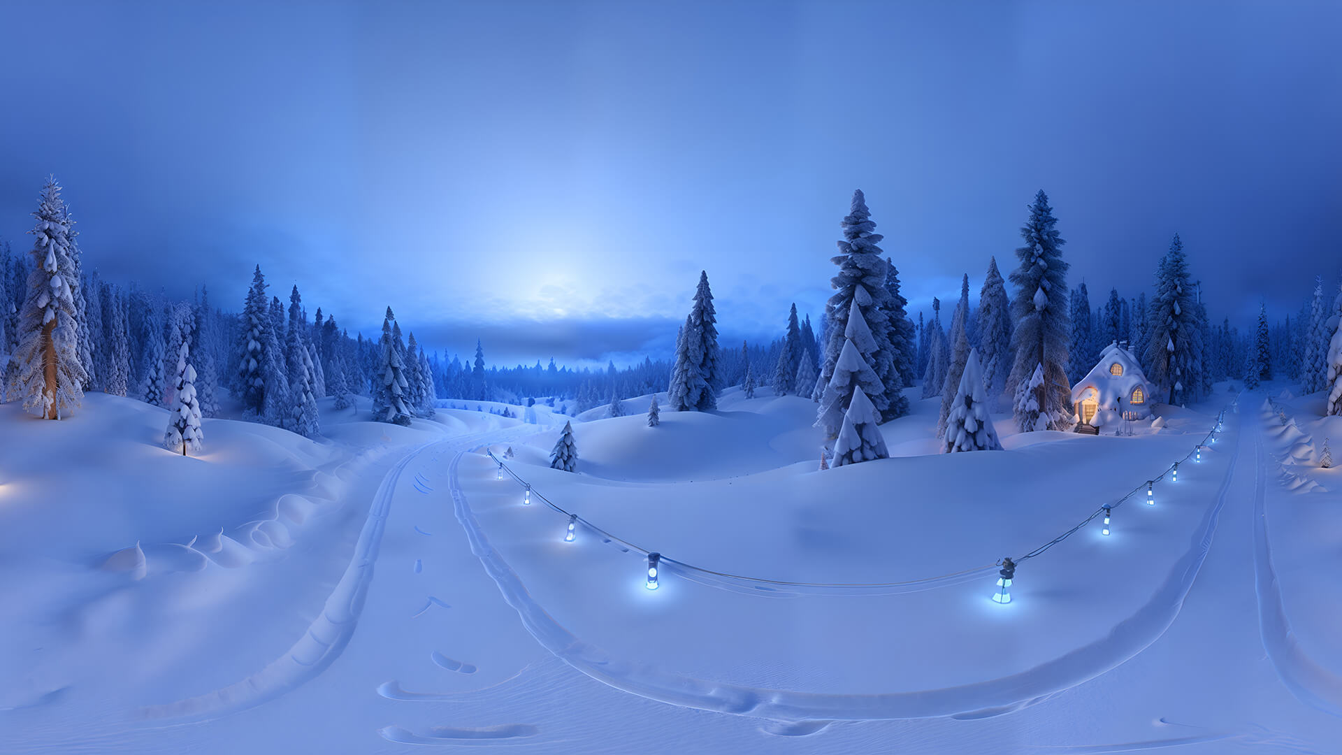 HDRI Winter Fairytale Panoramas - HDR Image by Johny1981