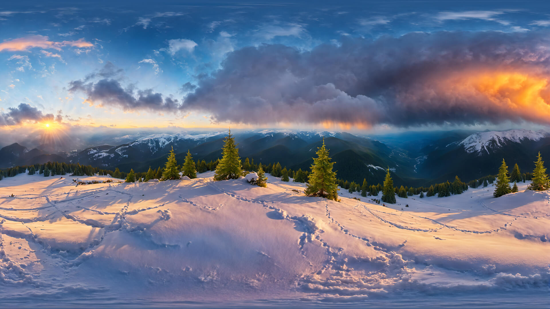 HDRI Winter Nature Panoramas - HDR Image by Johny1981