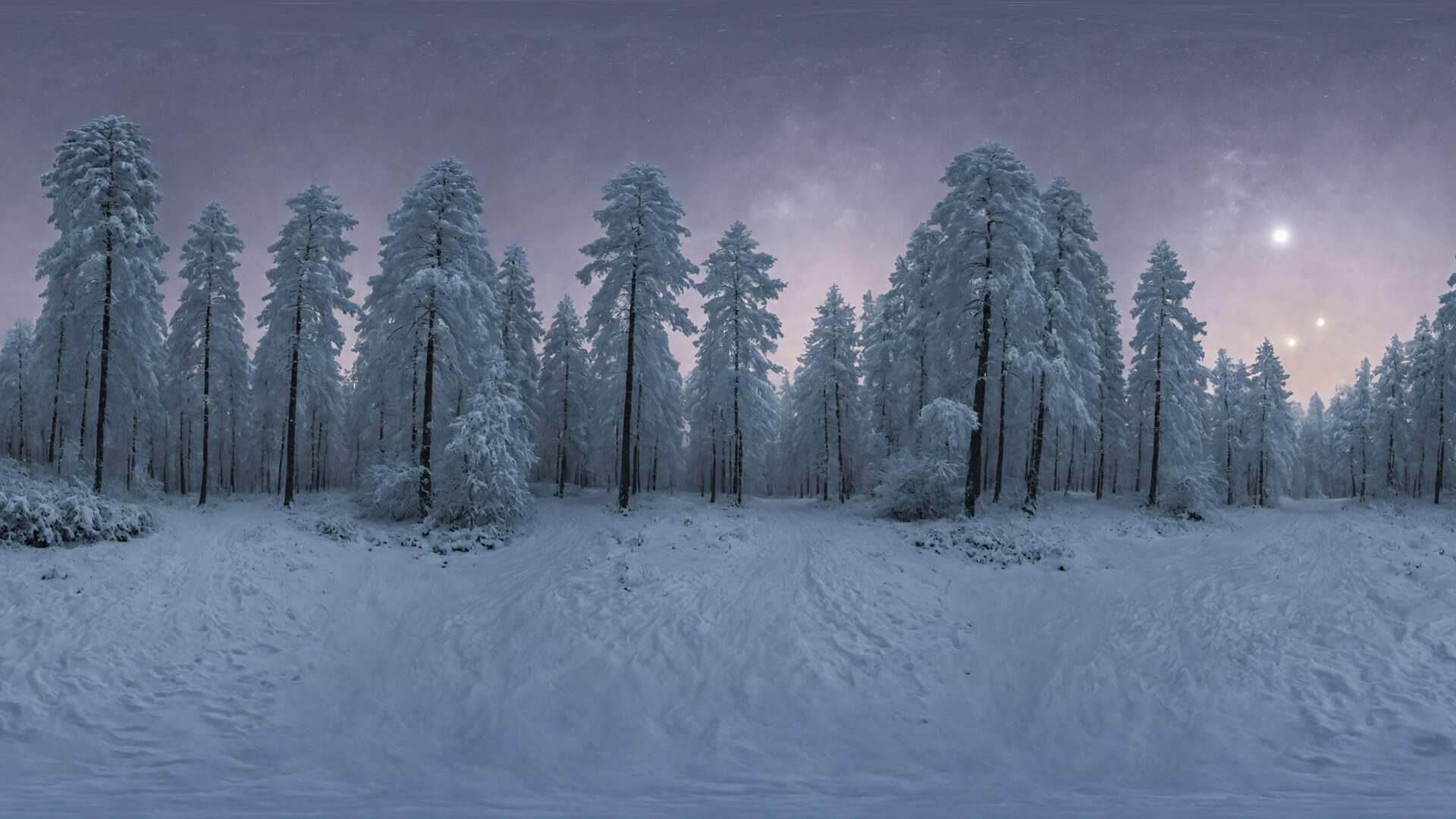 HDRI Winter Nature Panoramas - HDR Image by Johny1981