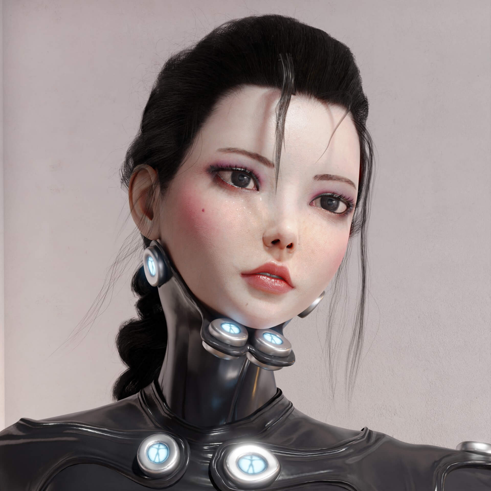 Gantz-Sakura Oka Sei-Blender Model by JokerMask