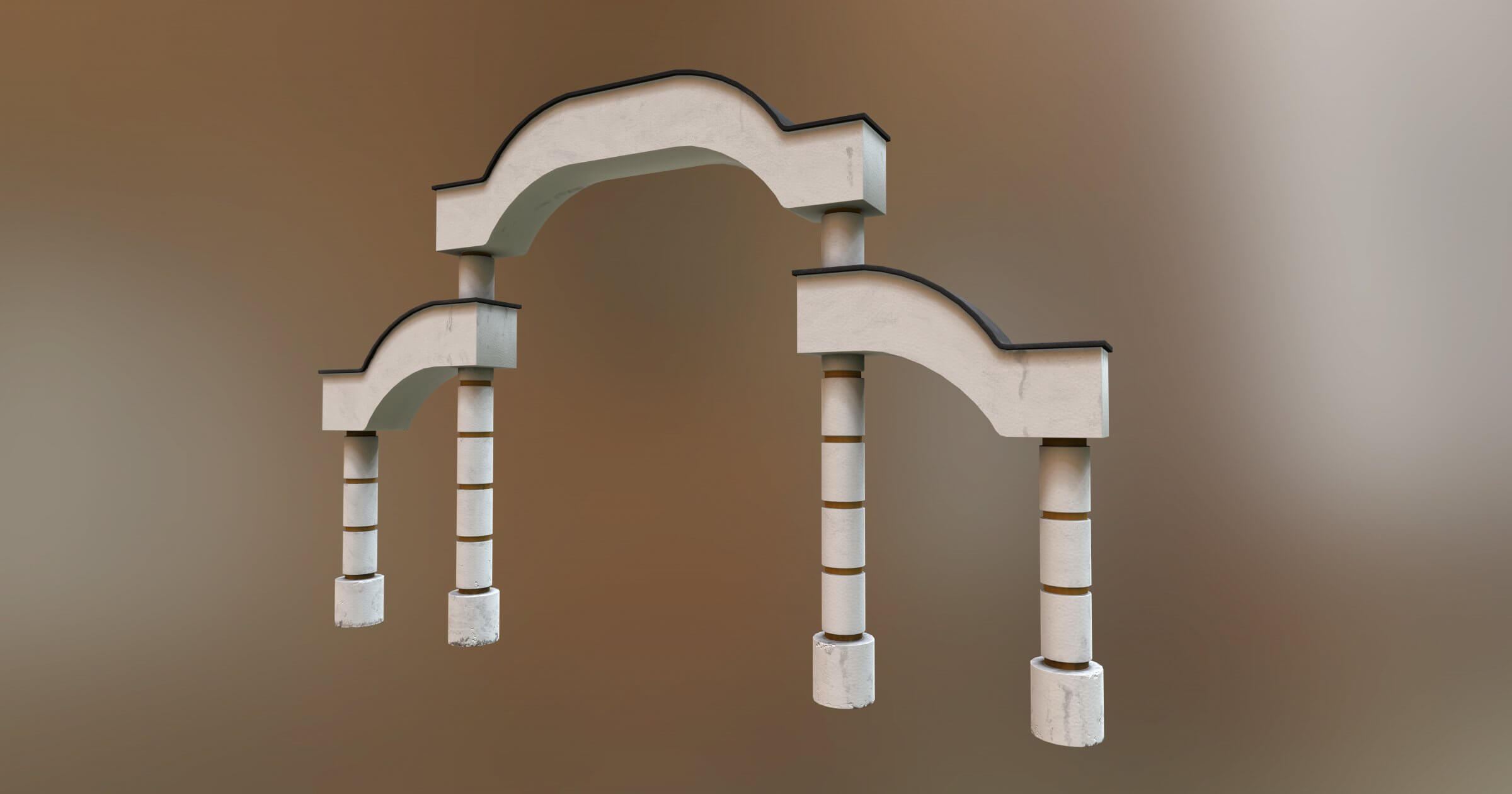 Entrance Gate 3d Model