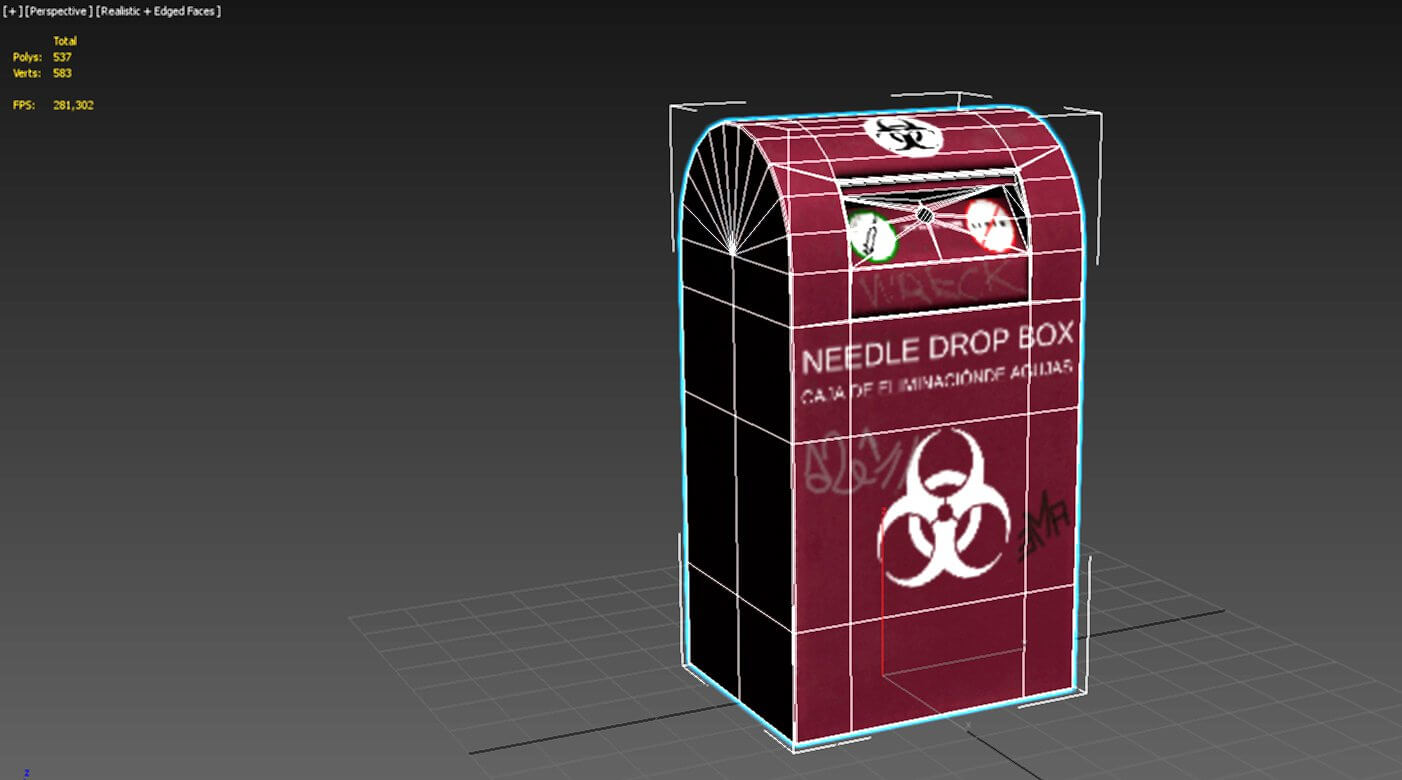 Needle Drop Box - 3D Model by JonRichardt