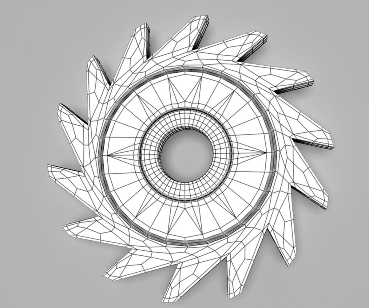 Ratchet Wheel - 3D Model by JonRichardt