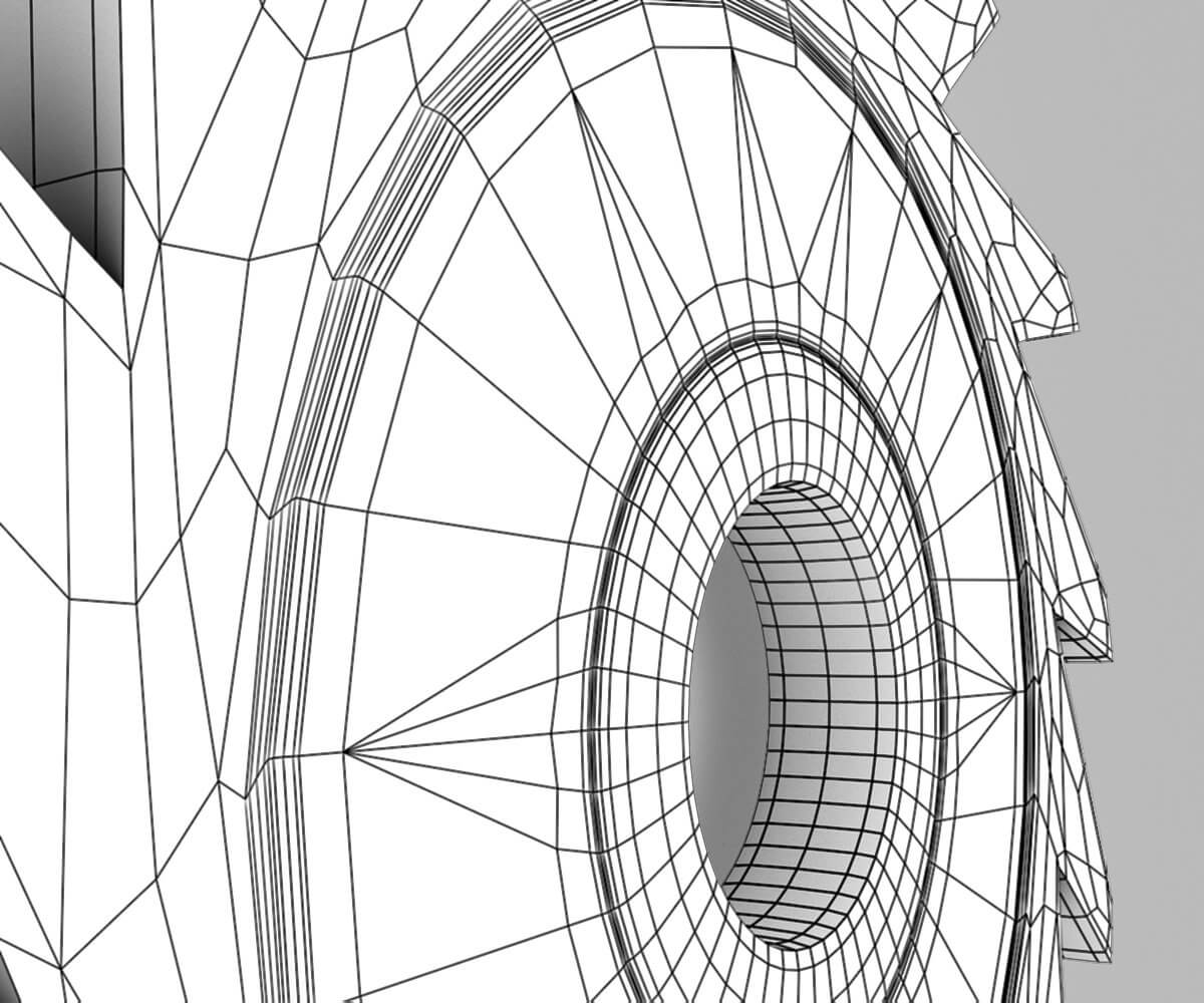 Ratchet Wheel - 3D Model by JonRichardt