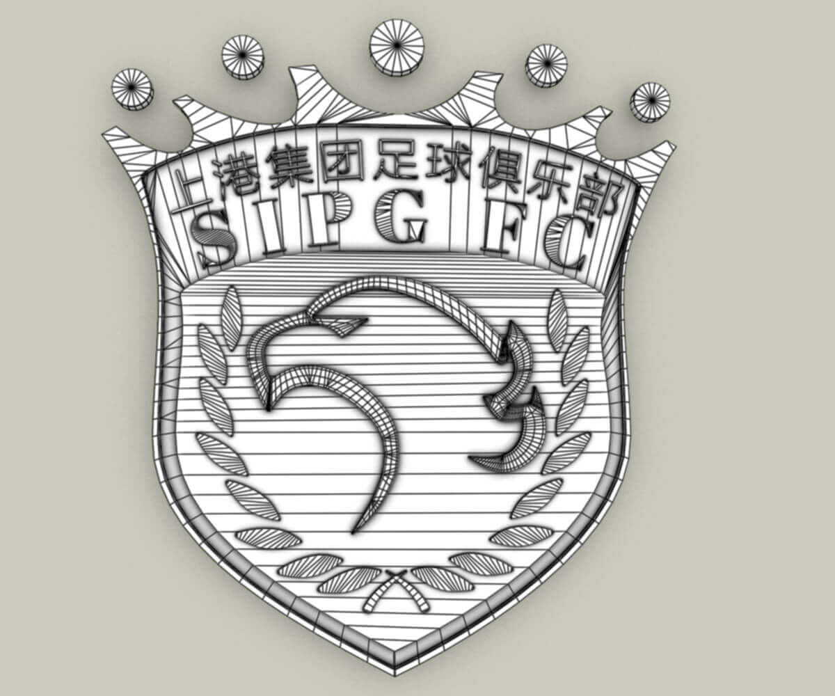 Shanghai SIPG Crest - 3D Model by JonRichardt