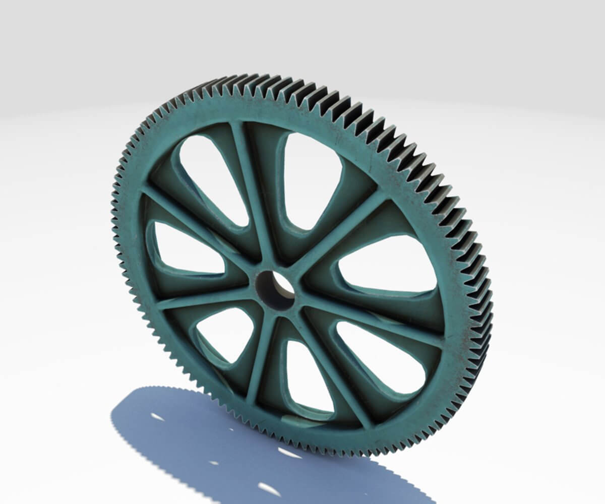 Tooth Gear - 3D Model by JonRichardt