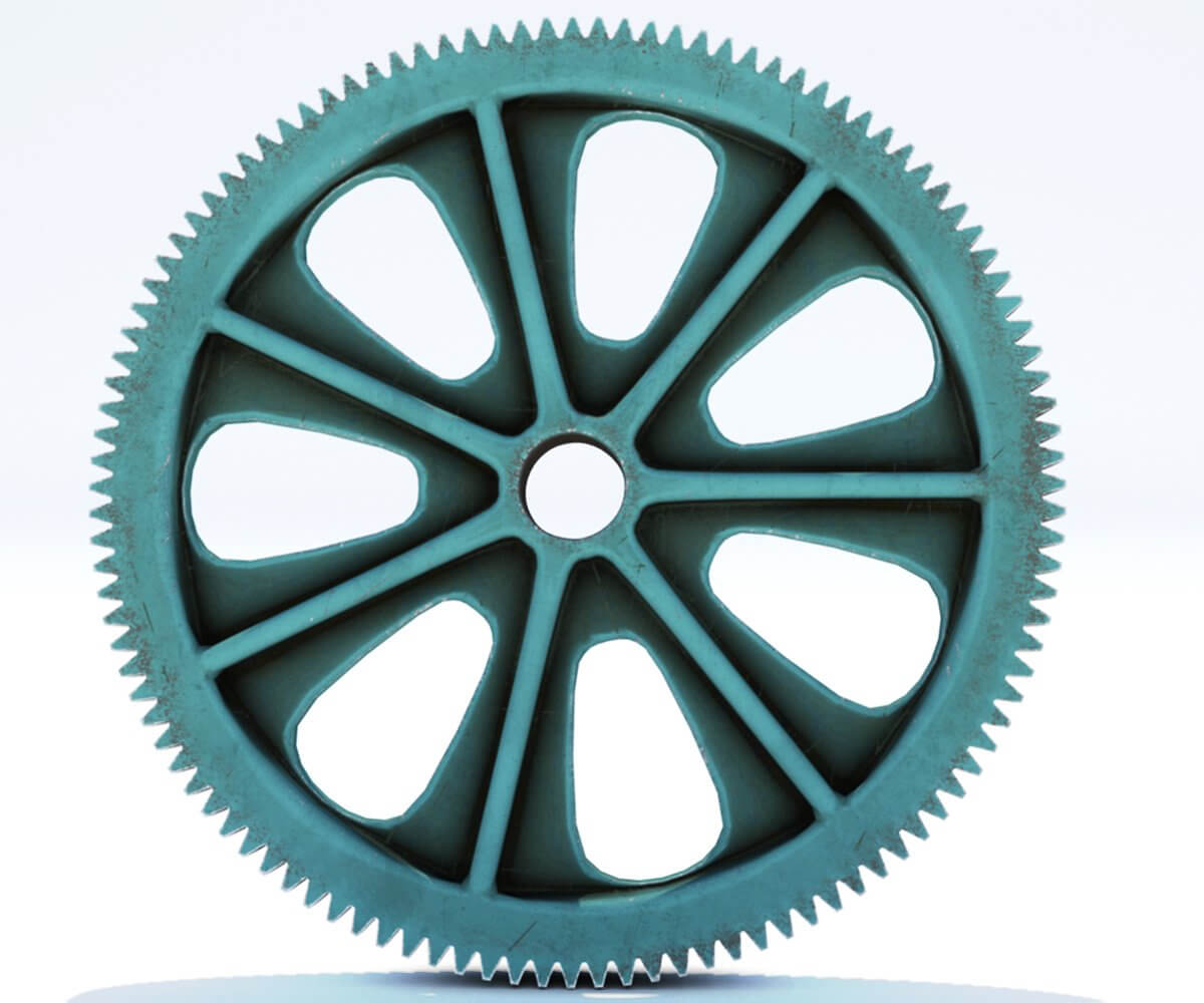 Tooth Gear - 3D Model by JonRichardt