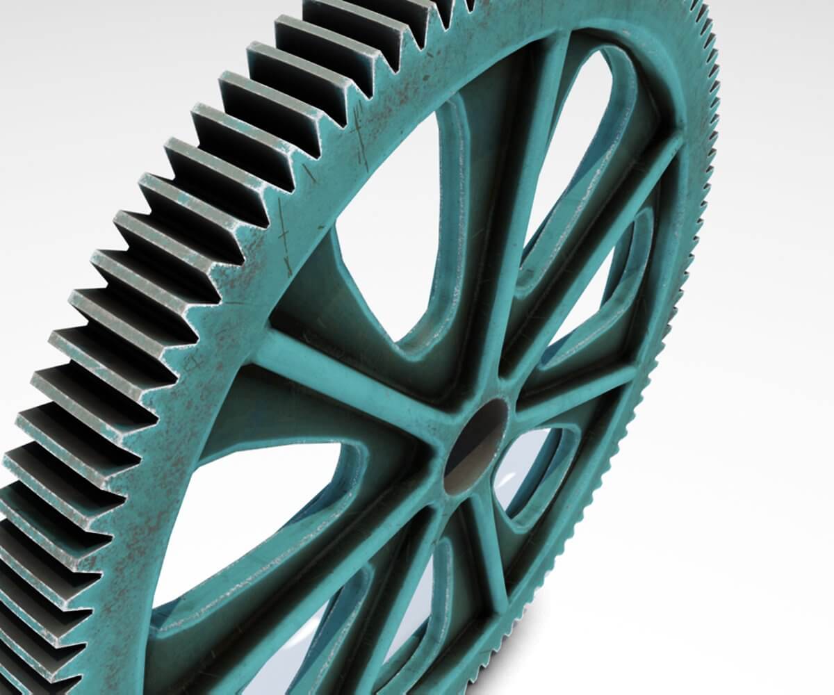 Tooth Gear - 3D Model by JonRichardt