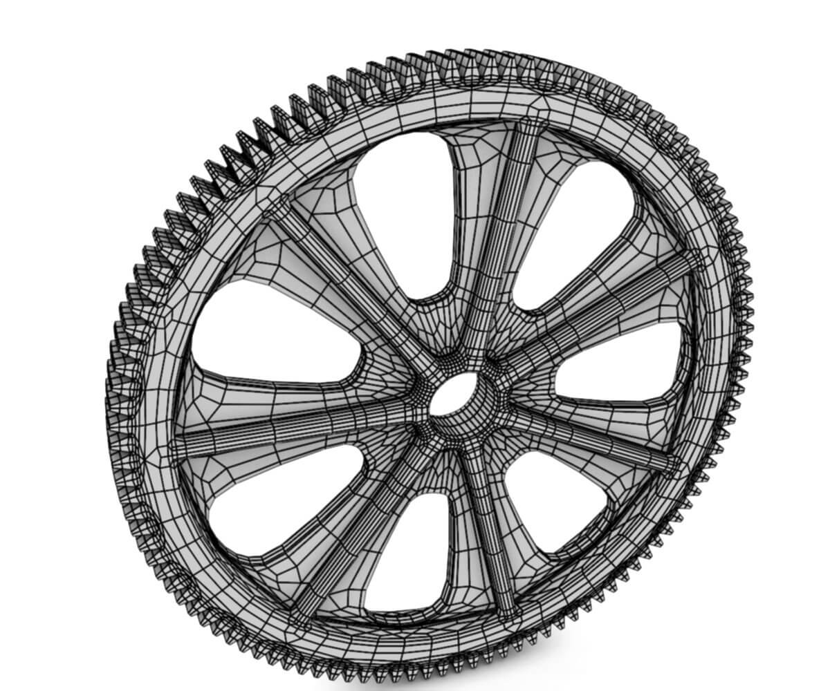 Tooth Gear - 3D Model by JonRichardt