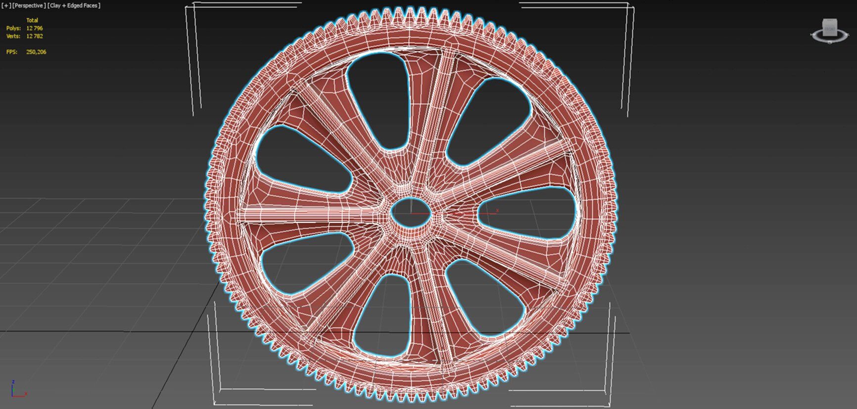 Tooth Gear - 3D Model by JonRichardt