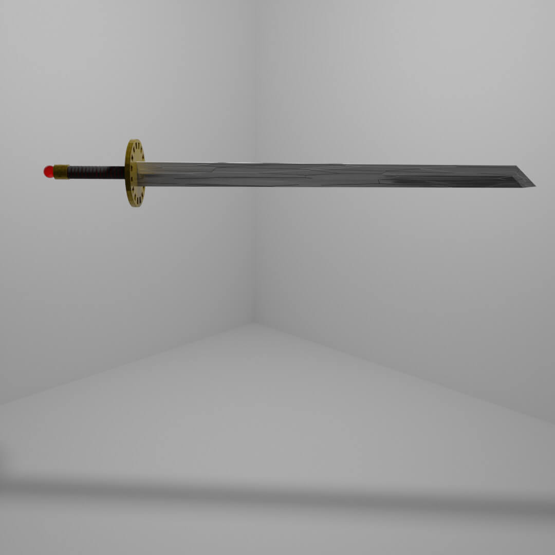 Katana for Game - 3D Model by Jonson