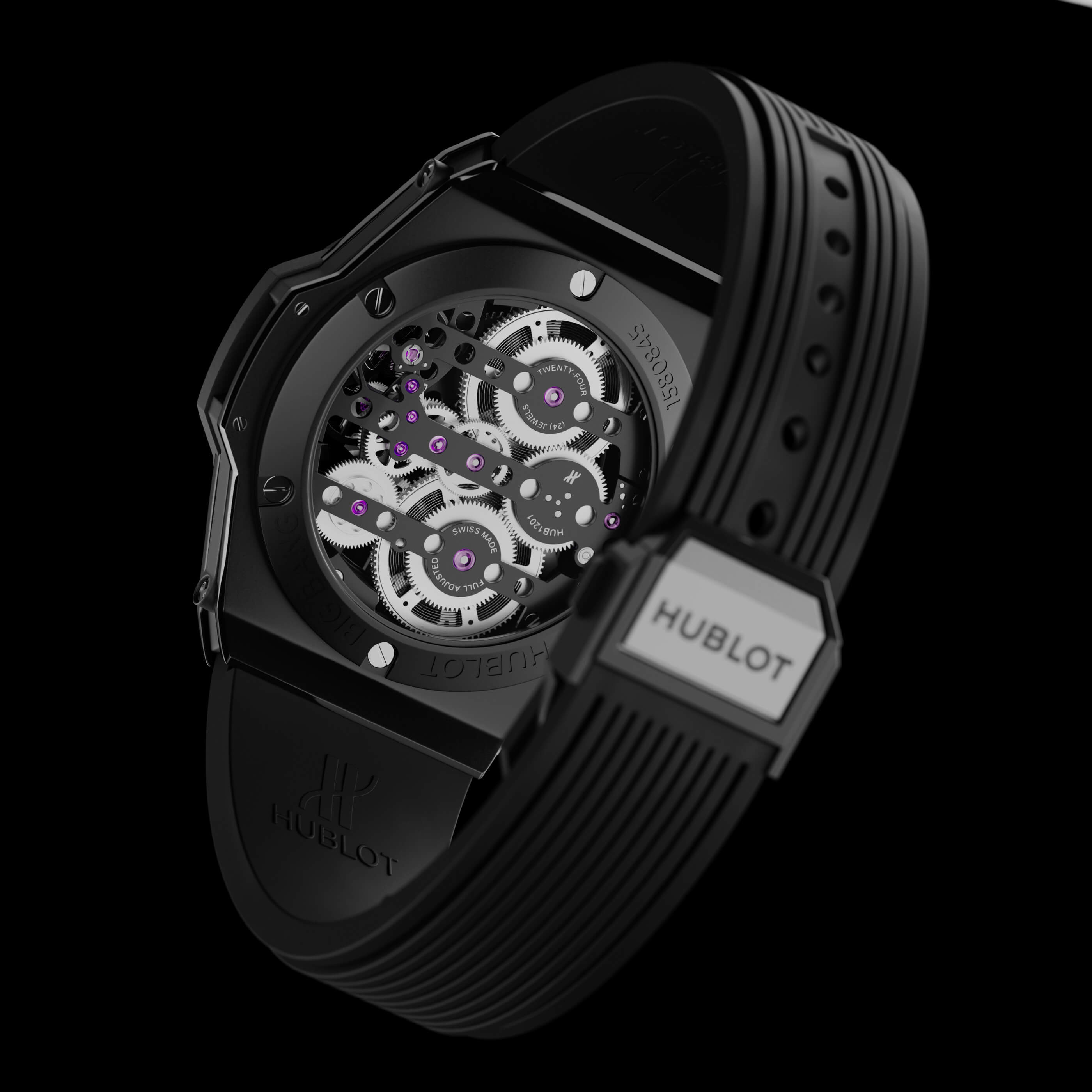 Hublot Meca-10 Black Magic 3D Model by Jordaki3d