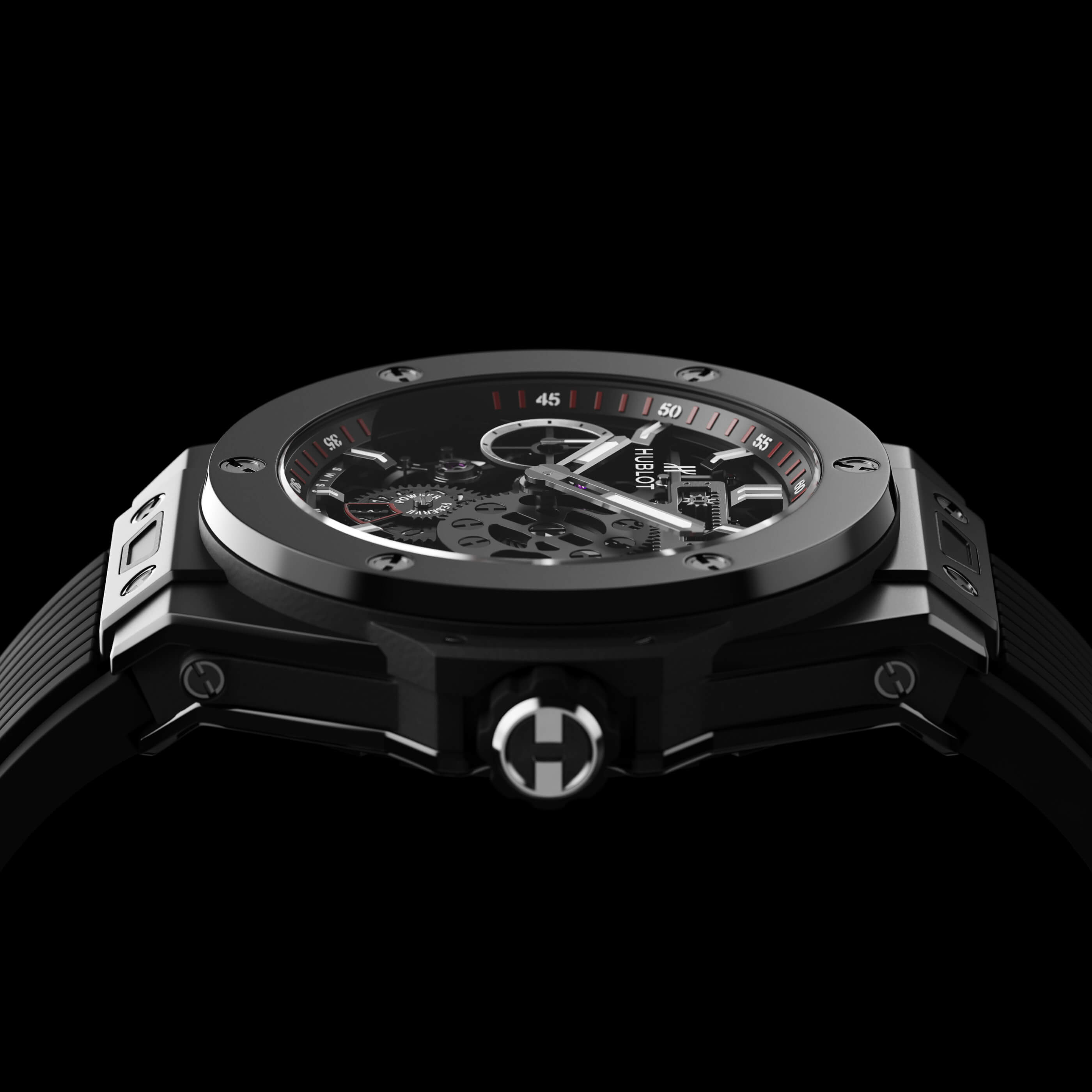 Hublot Meca-10 Black Magic 3D Model by Jordaki3d