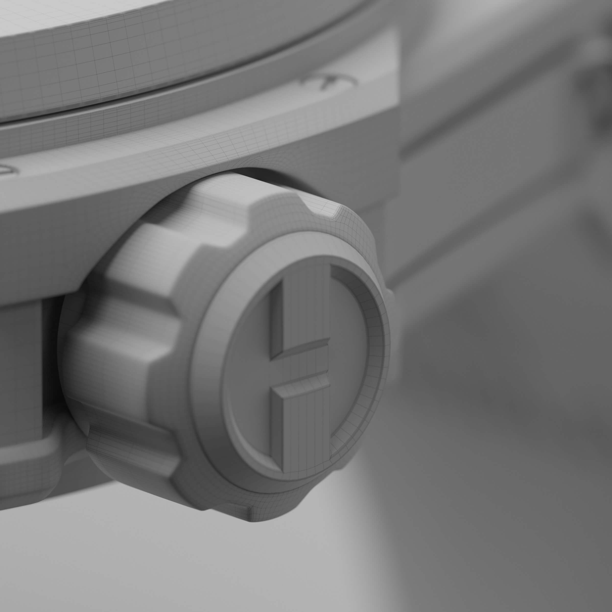 Hublot Meca-10 Black Magic 3D Model by Jordaki3d